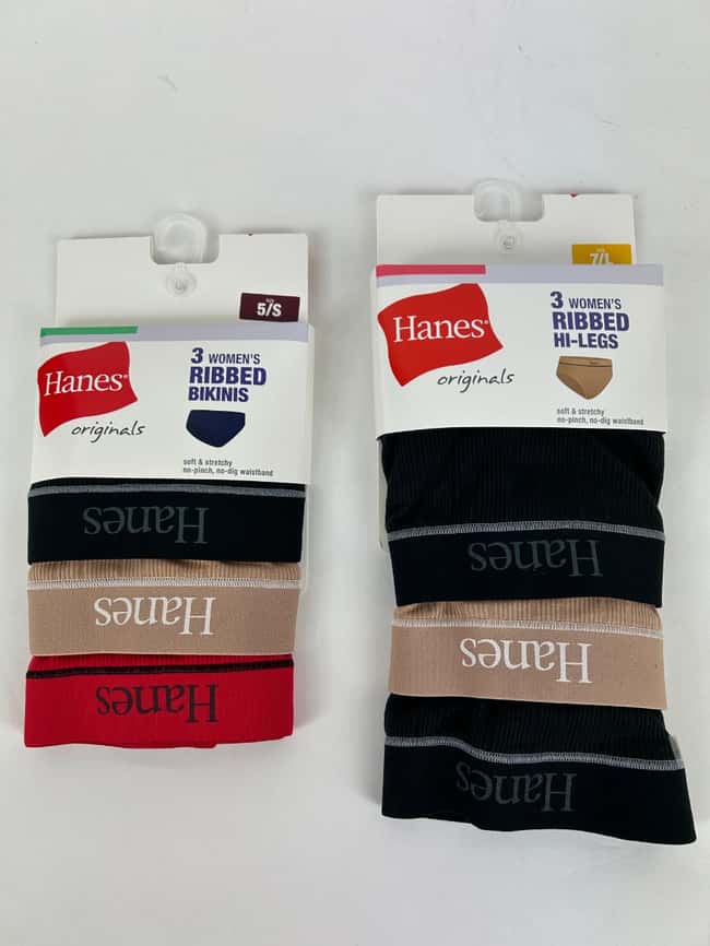 Hanes Women's Underwear - 3-Packs - Sizes 5-9 (Choose Your Sizes)