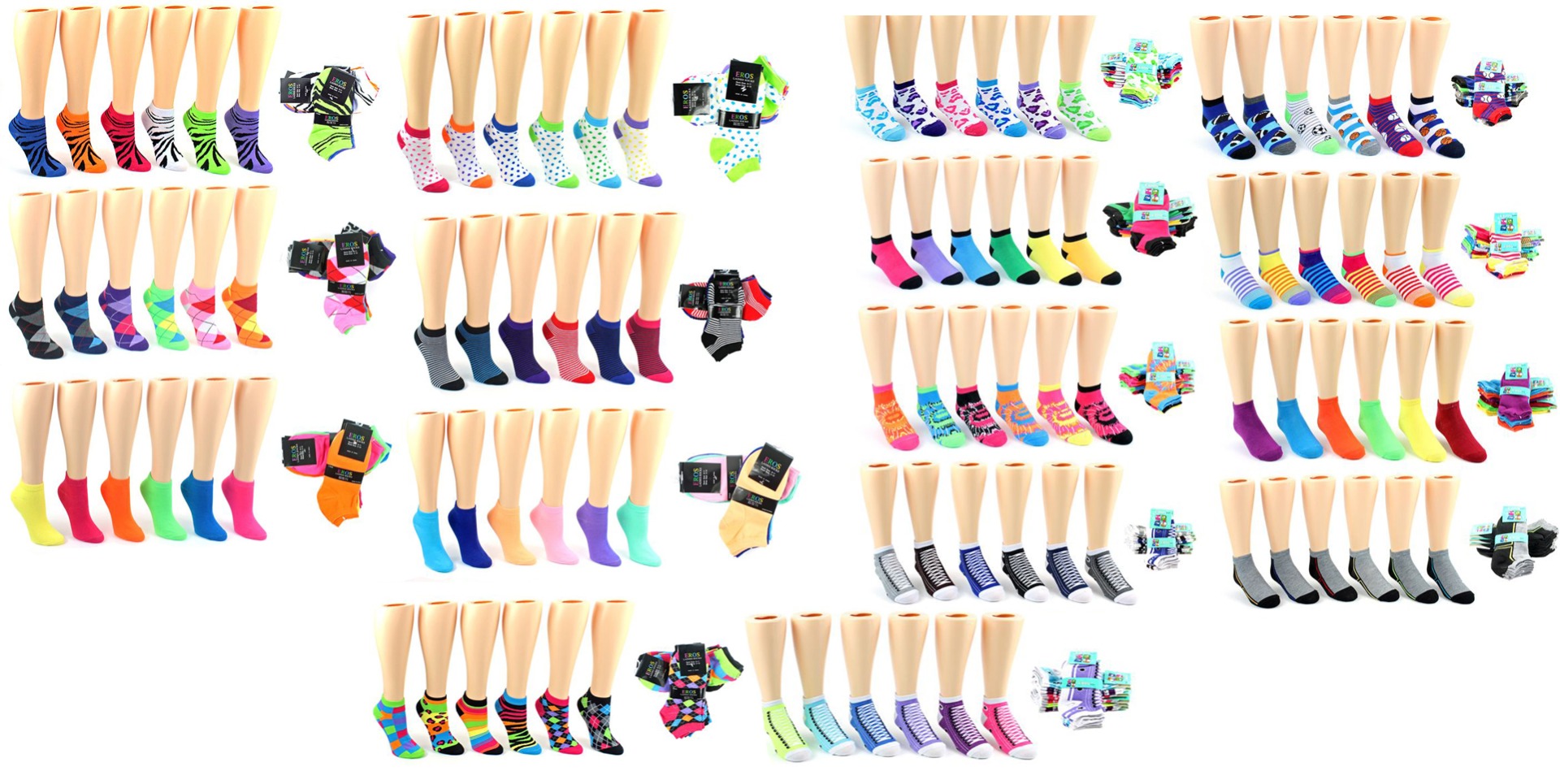 Wholesale Sock Combination Cases | Eros Wholesale | eroswholesale.com