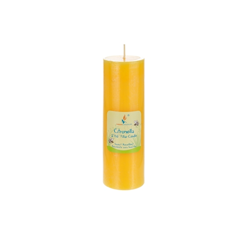 2" x 6" Round Insect Repelling Citronella Pillar Candles - Choose Your ...